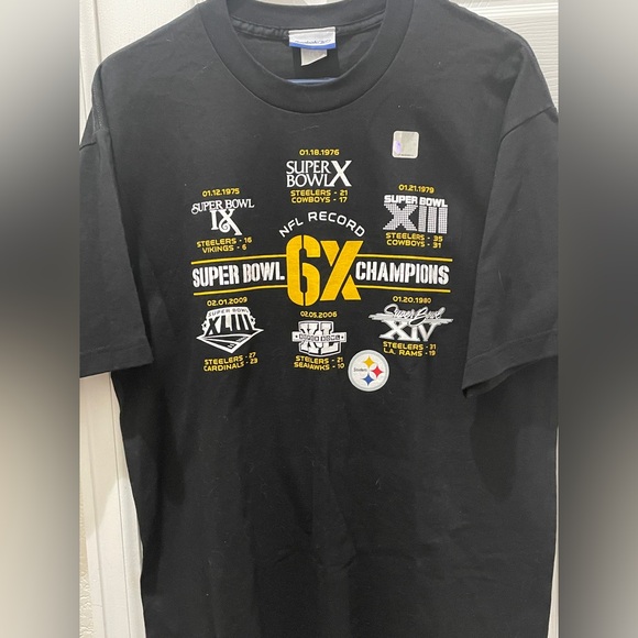 Shirts | Steelers Super Bowl 6x Champions Tshirtnew | Poshmark